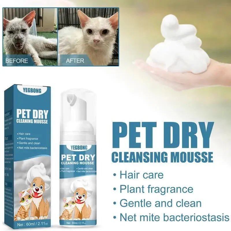 Waterless Cat & Dog Cleansing Mousse - No Rinse Grooming Foam – Pawtique